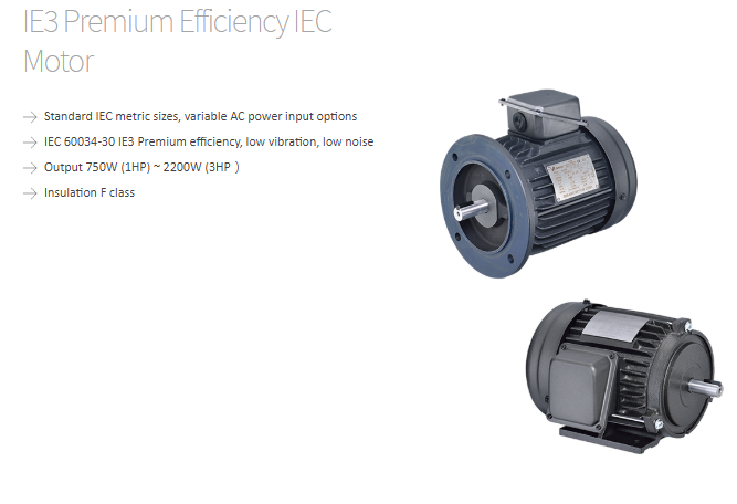 IE3 Premium Efficiency IEC Motor - Etec Automation Technology Co., Ltd