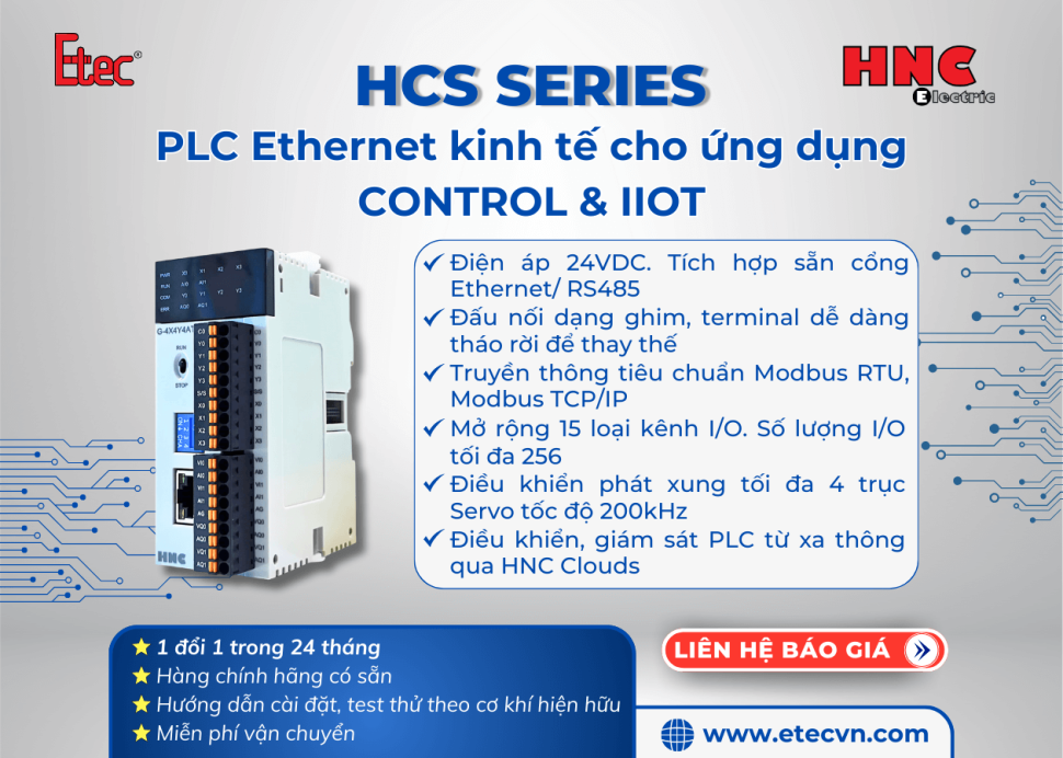PLC HNC HCS Series - Công ty TNHH Kỹ Thuật Tự Động ETEC